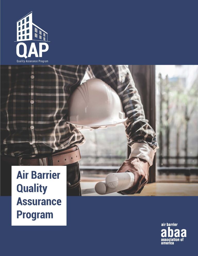 Air Barrier Quality Assurance Program | Air Barrier Association of America